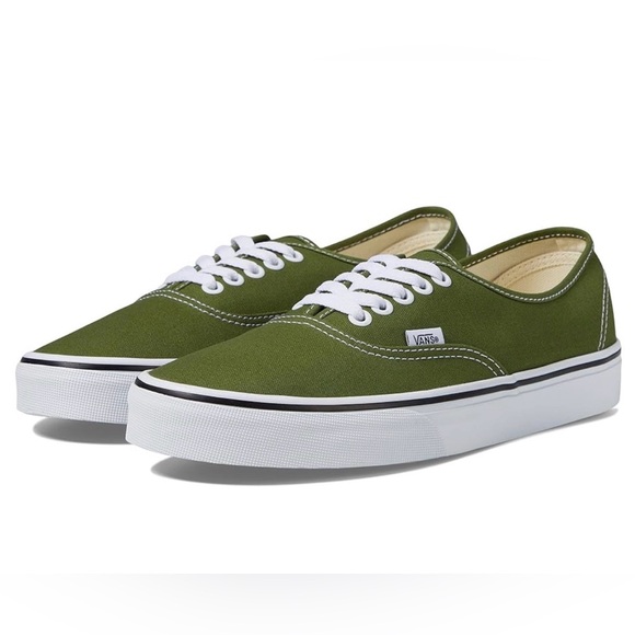 Vans | Shoes | Vans Authentic Color Theory Pesto Mens Size 3 5lace Up ...
